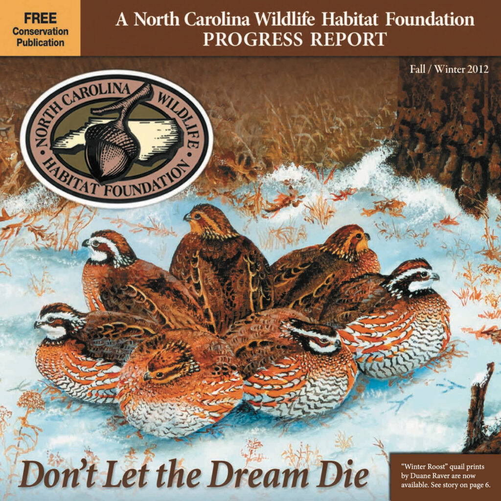 Progress Reports – North Carolina Wildlife Habitat Foundation